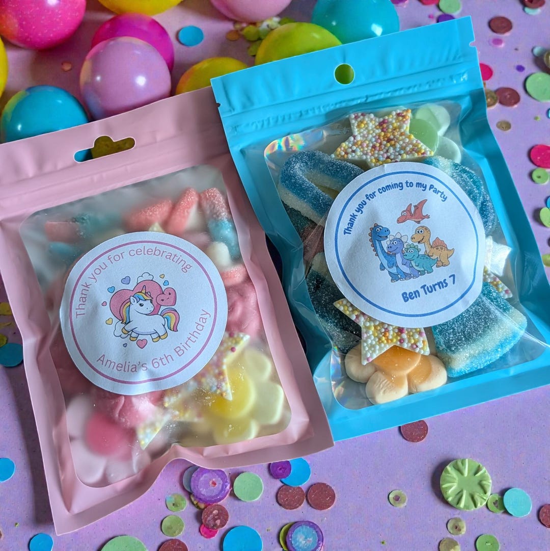 Personalised Sweet Party Favors - Etsy UK