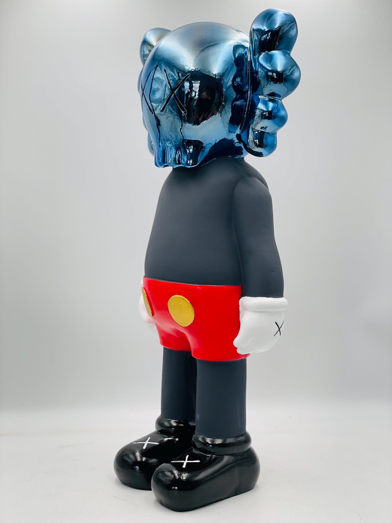 KAWS Inspired Sculpture | Large Designer Art Figure | Handmade Luxury ...