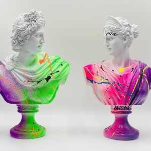 Artemis Street Art Sculpture Statue, Pink Diana Statue, Roman Greek ...