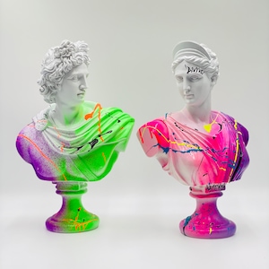 Artemis Street Art Sculpture Statue, Pink Diana Statue, Roman Greek ...