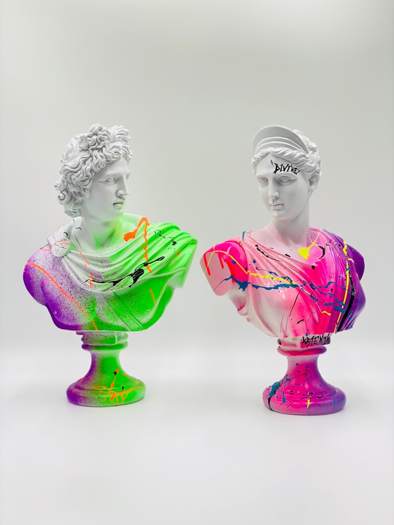 Artemis Street Art Sculpture Statue, Pink Diana Statue, Roman Greek ...