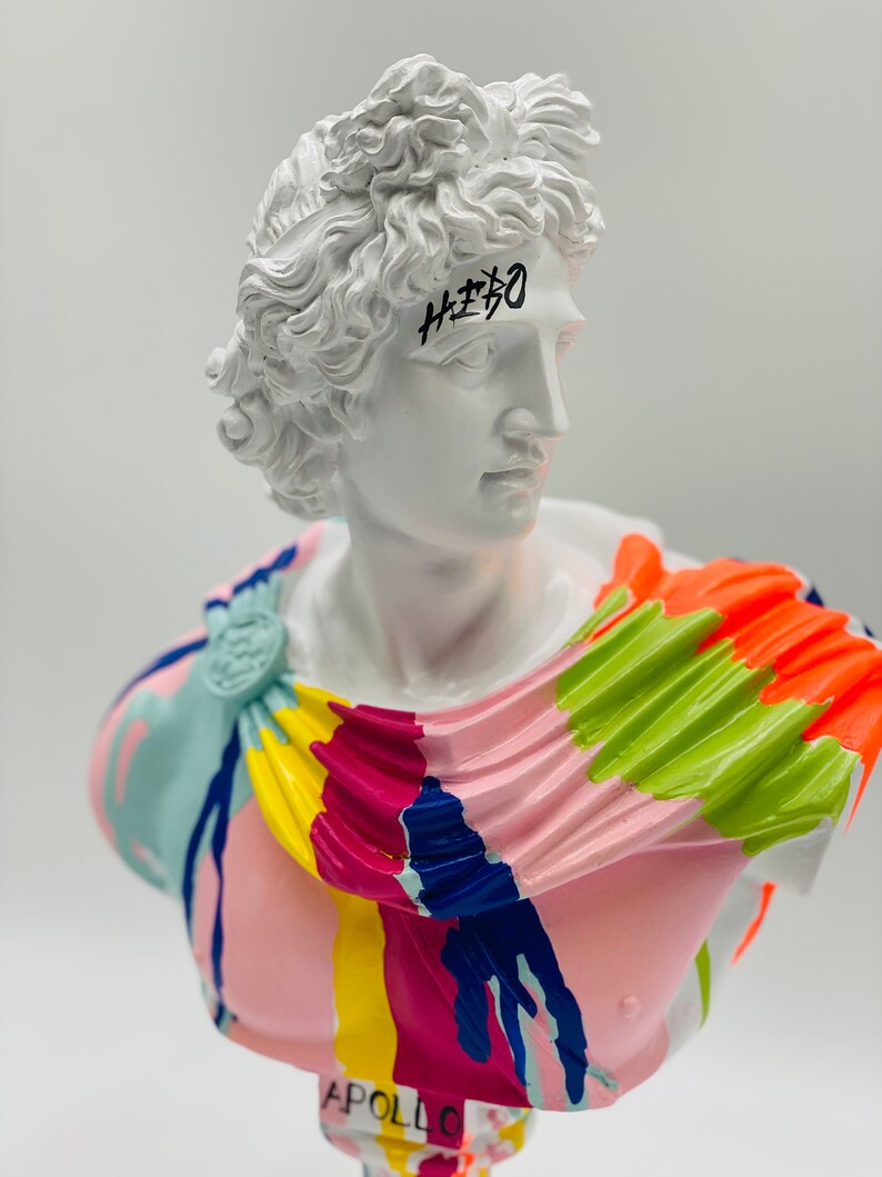 Apollo Belvedere Statue Ancient Greek Art Roman God Apollo - Etsy