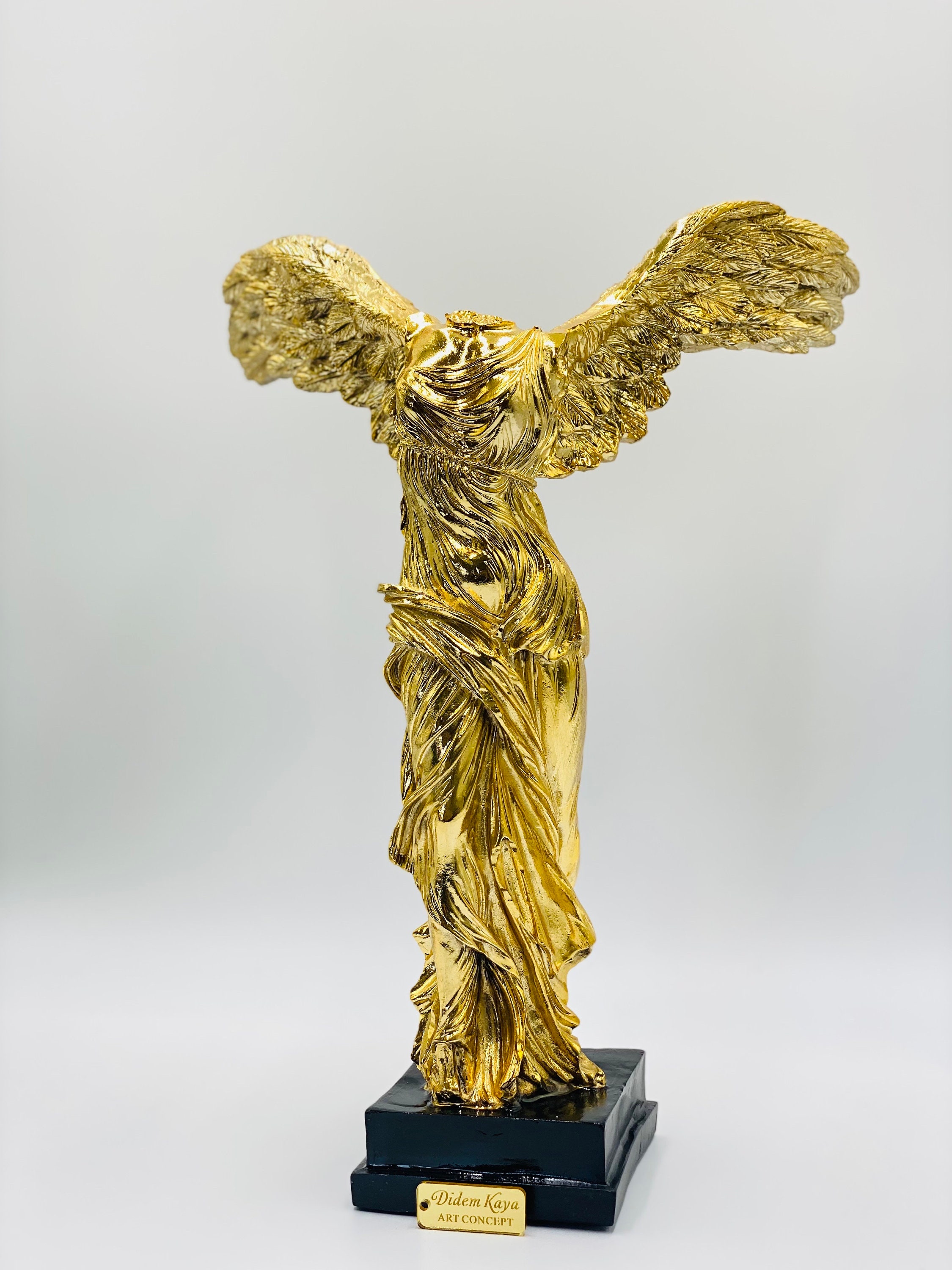 Victory of Samothrace Statue, Winged Victory Nike Sculpture Plated ...
