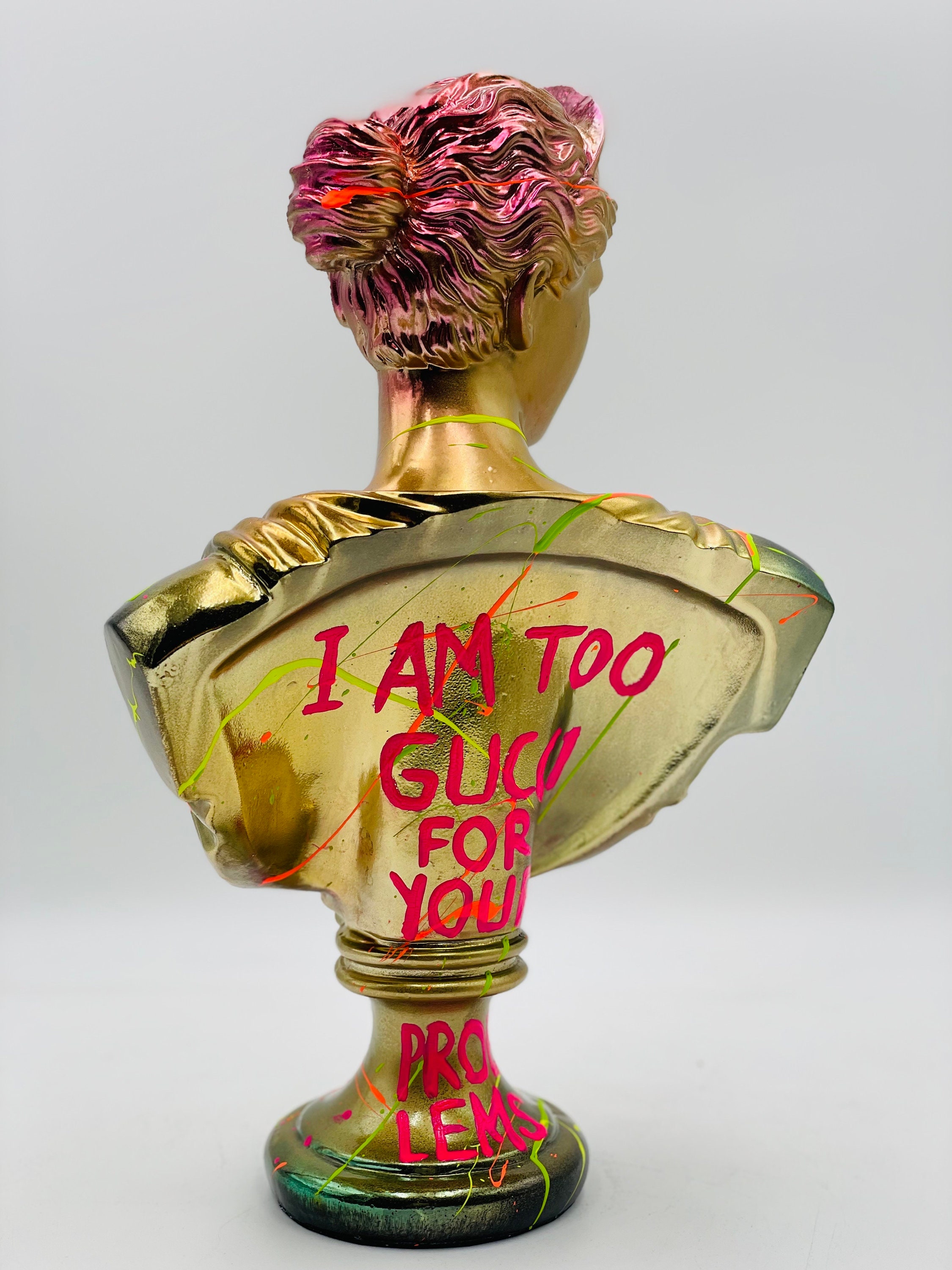 Alec Monopoly Design Artemis Street Art Statue, Chrome Plated Pop Art ...