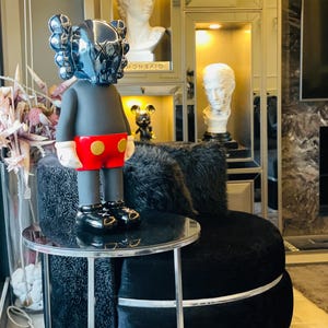 KAWS Inspired Sculpture | Large Designer Art Figure | Handmade Luxury ...
