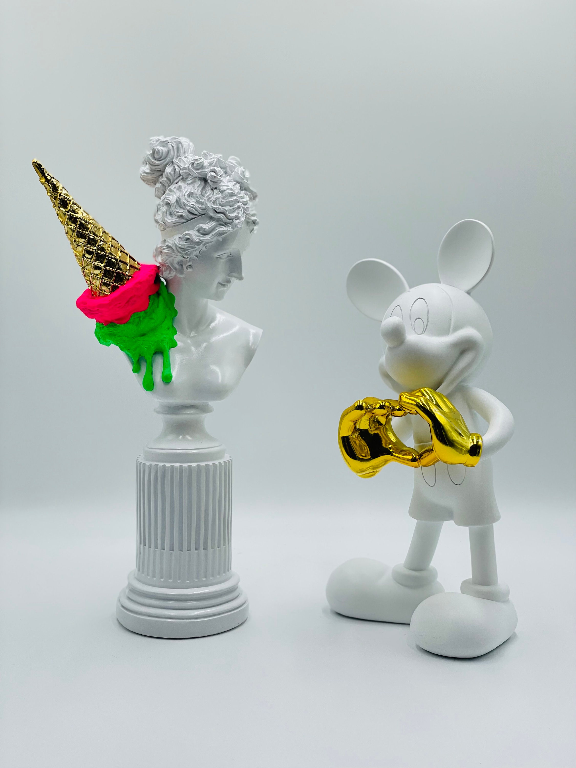 Pop Art Sculpture, Lafayette Statue, Neon Street Art Statue, Ice Cream ...