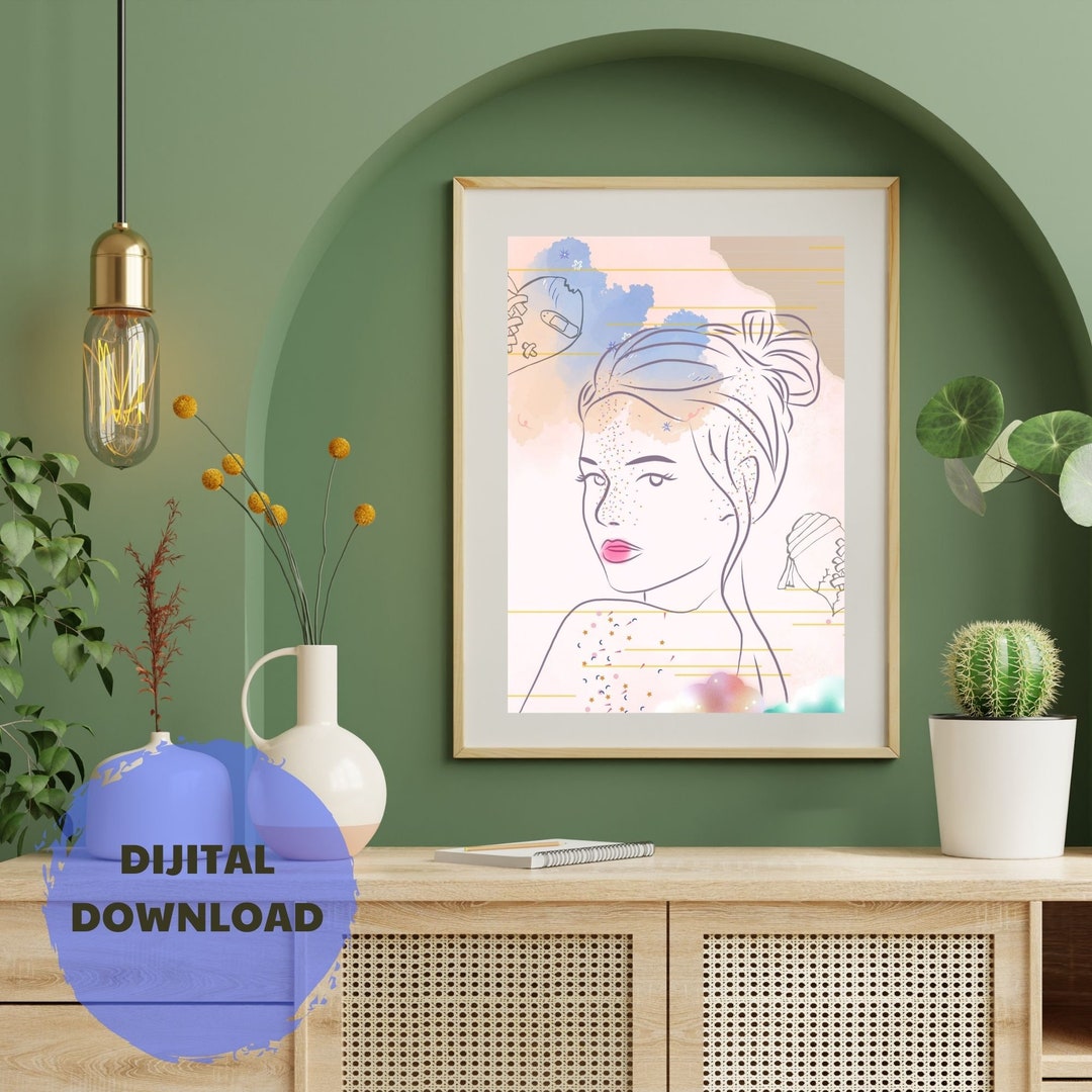 Women Form Line Art Abstract Woman Body Line Drawing - Etsy