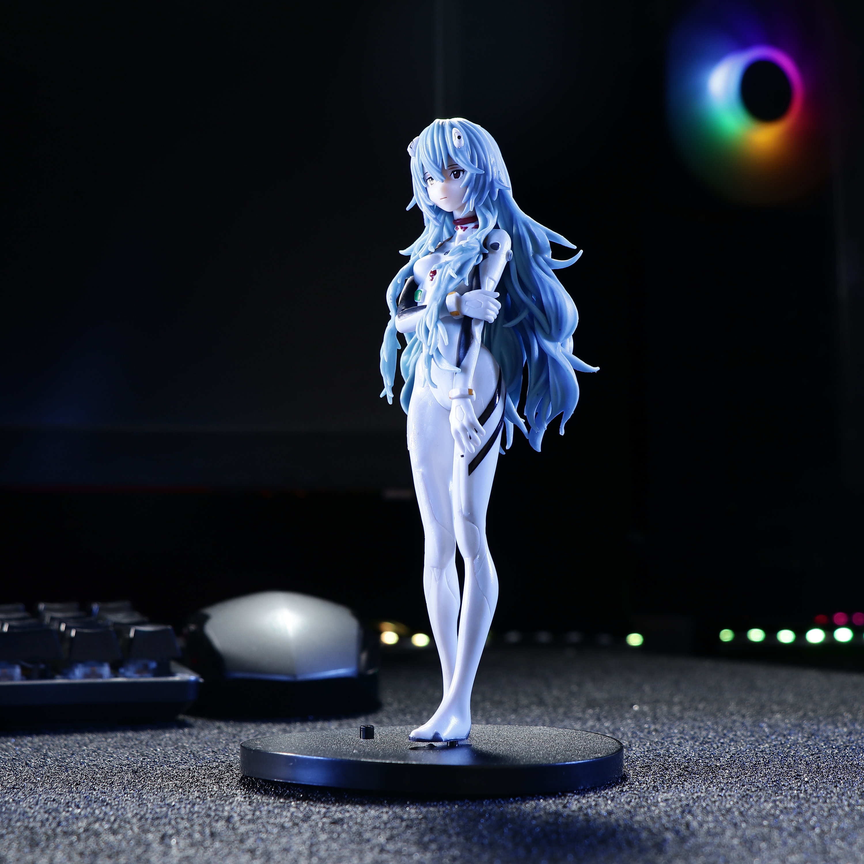 Blue Beauty-sitting Statue-anime Peripherals-birthday Gift for Him ...