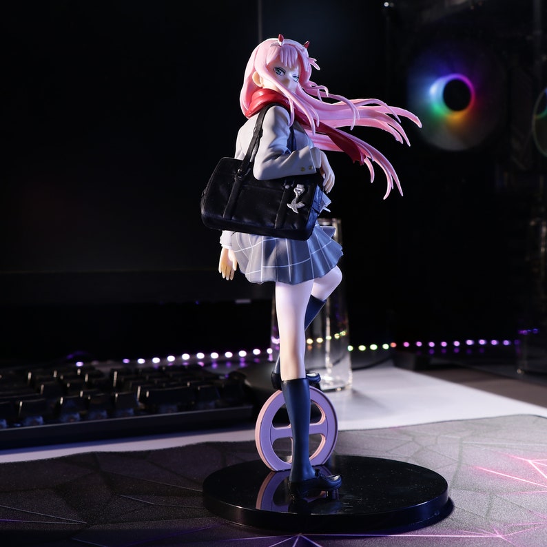 28cm-darling in the FRANXX 02-pink Hair Girl-school Uniform-anime Waifu ...