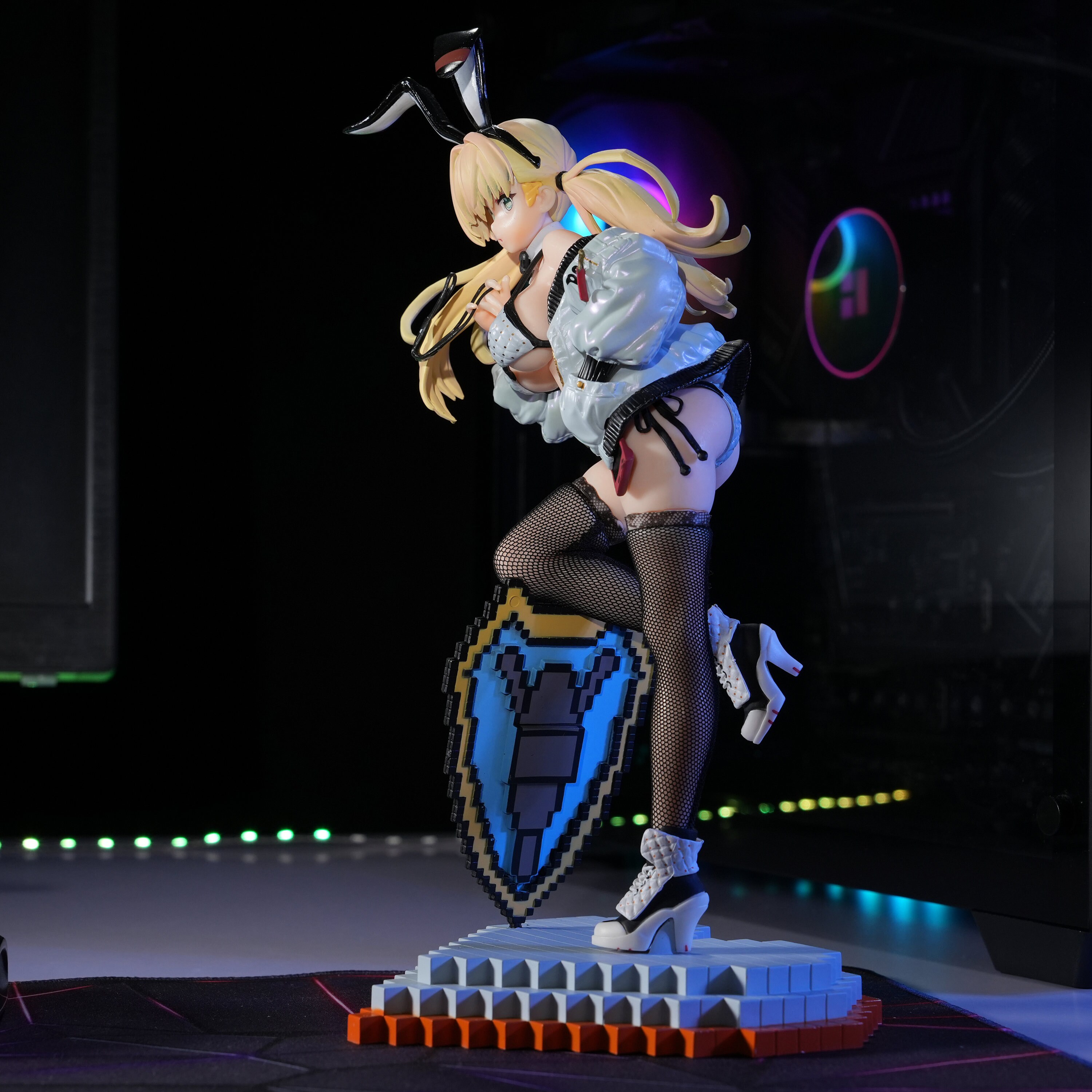 27cm Usada Mimi Jacket Girl Statue, Animation Waifu,rabbit-ear Bikini ...