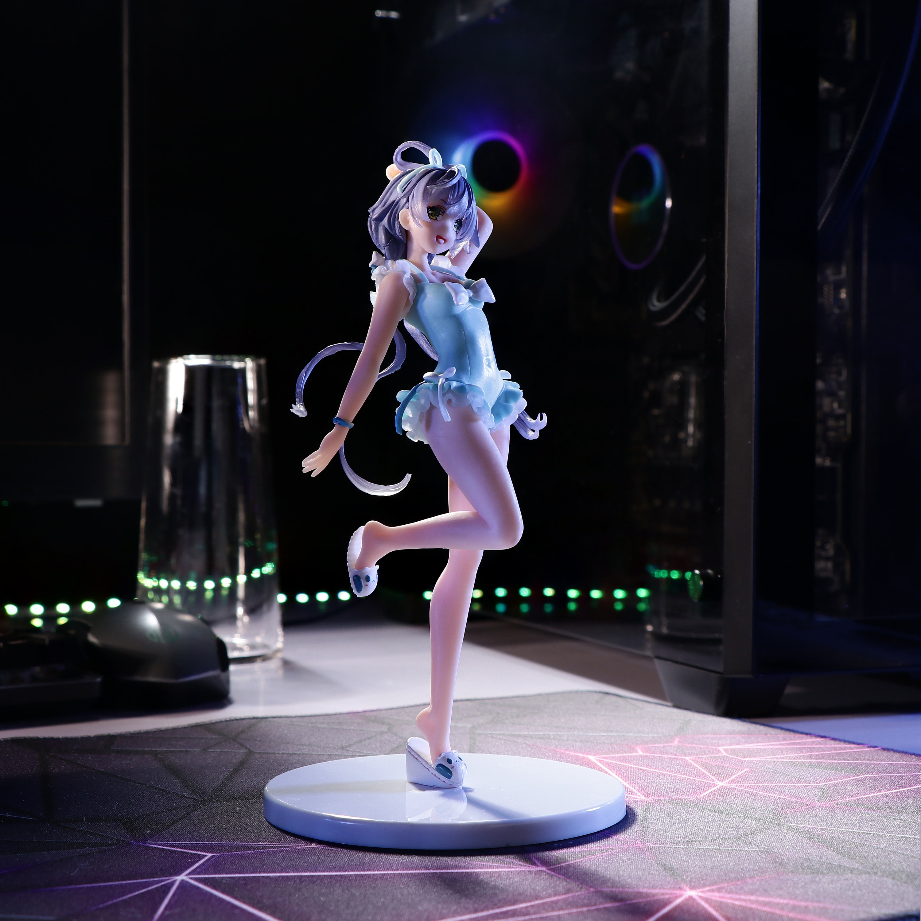 1/8 Tianyi Luo Vsinger Virtual Idol-swimsuit Girl -scene-3d Statue-cute ...