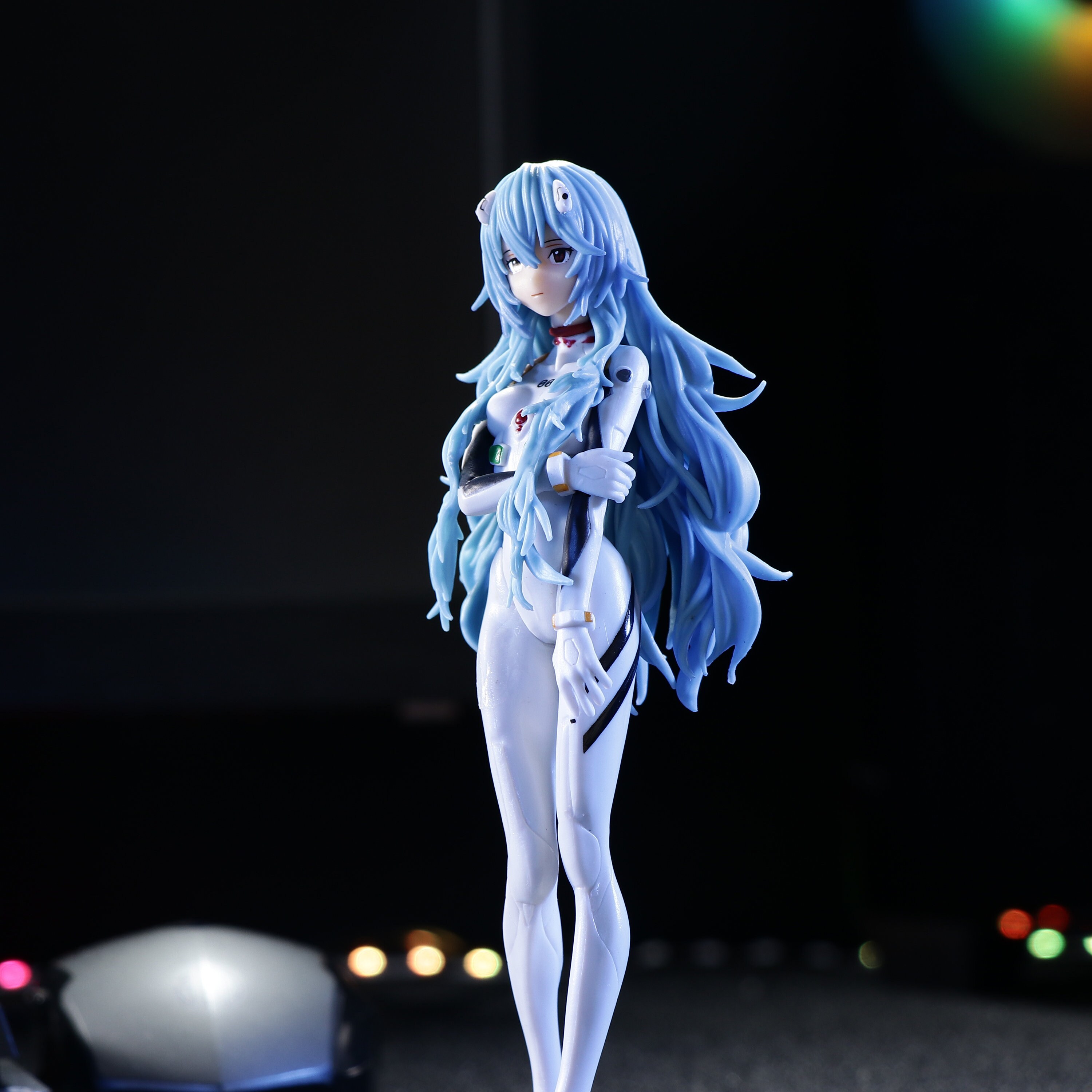 Blue Beauty-sitting Statue-anime Peripherals-birthday Gift for Him ...