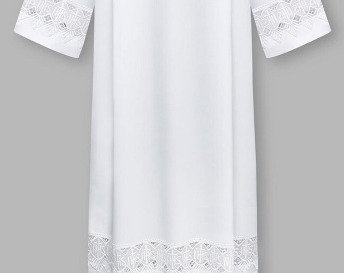 Marian Lace Alb With Square Neck Chasuble Vestments - Etsy