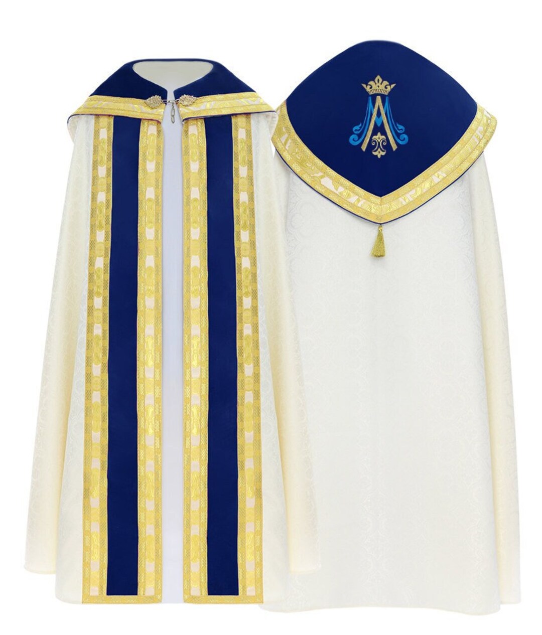 Marian Gothic Cope With Stole Vestment K767 - Etsy