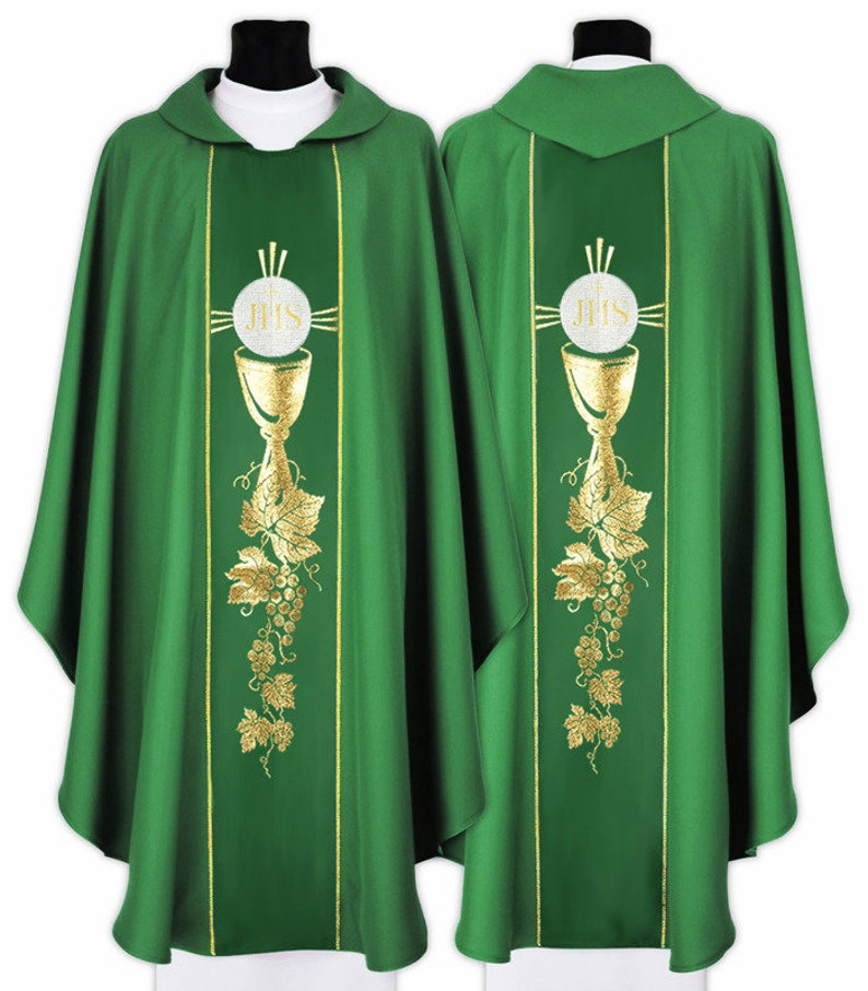 Gothic Chasuble With Stole Vestment 010 - Etsy
