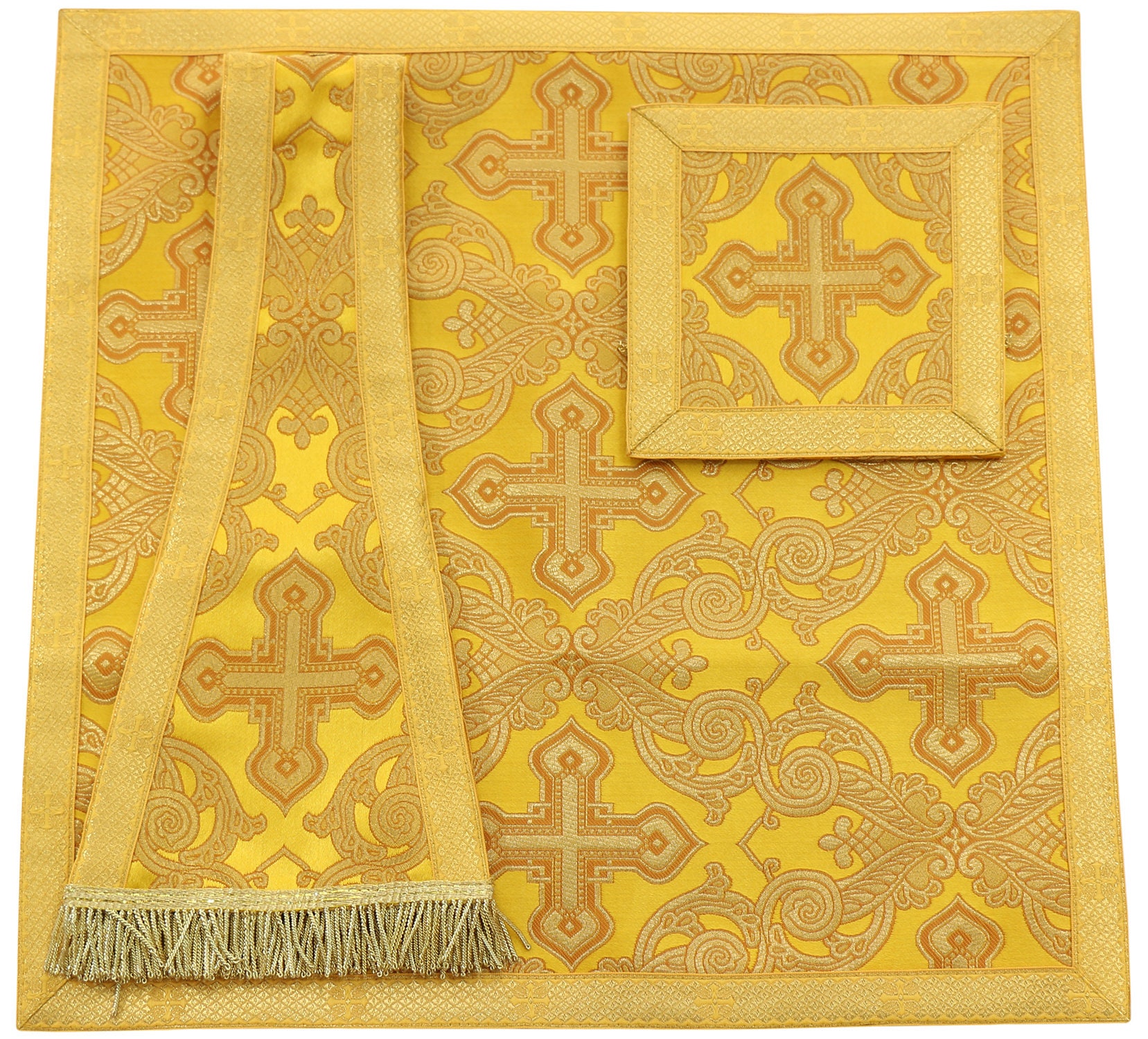 St. Philip Neri Chasuble With Stole, Maniple, Burse and Chalice Veil ...