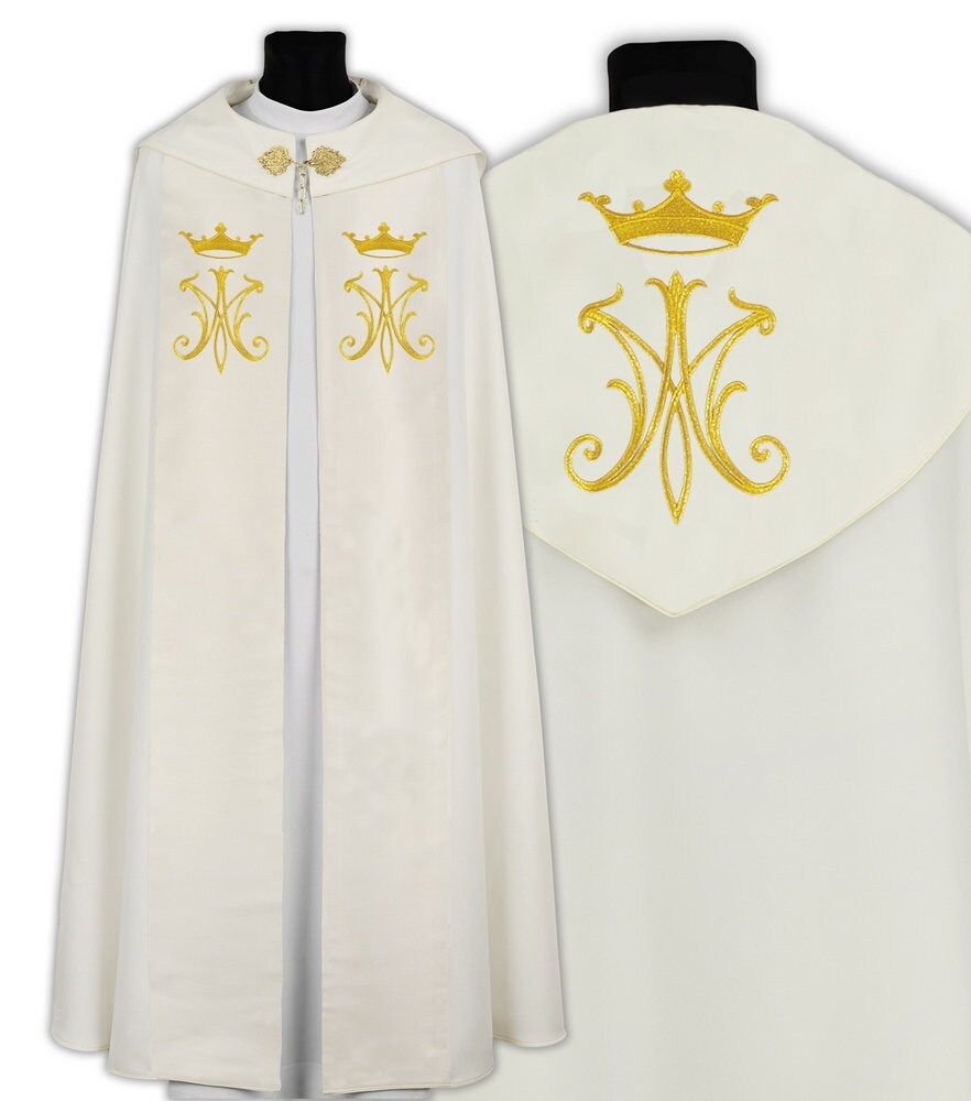Marian Gothic Cope With Stole Vestment K600 - Etsy
