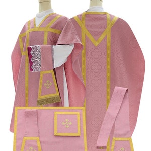 St. Philip Neri Chasuble With Stole, Maniple, Burse and Chalice Veil ...