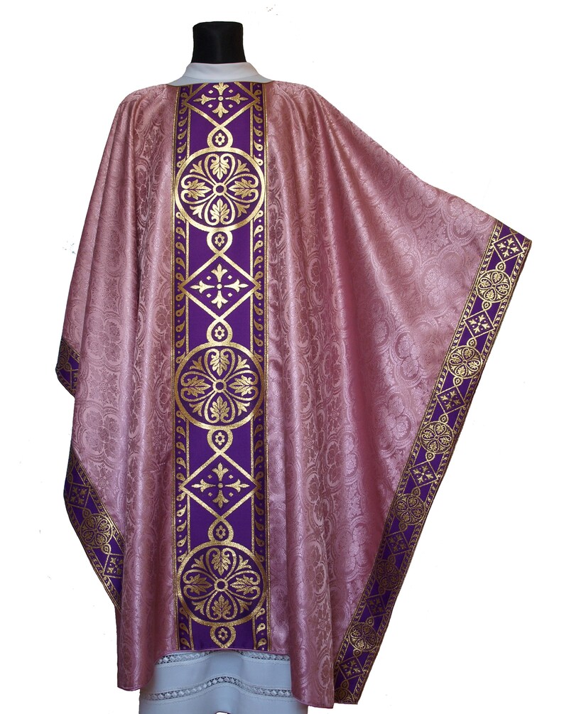 Monastic Chasuble With Stole Vestment MX013 - Etsy