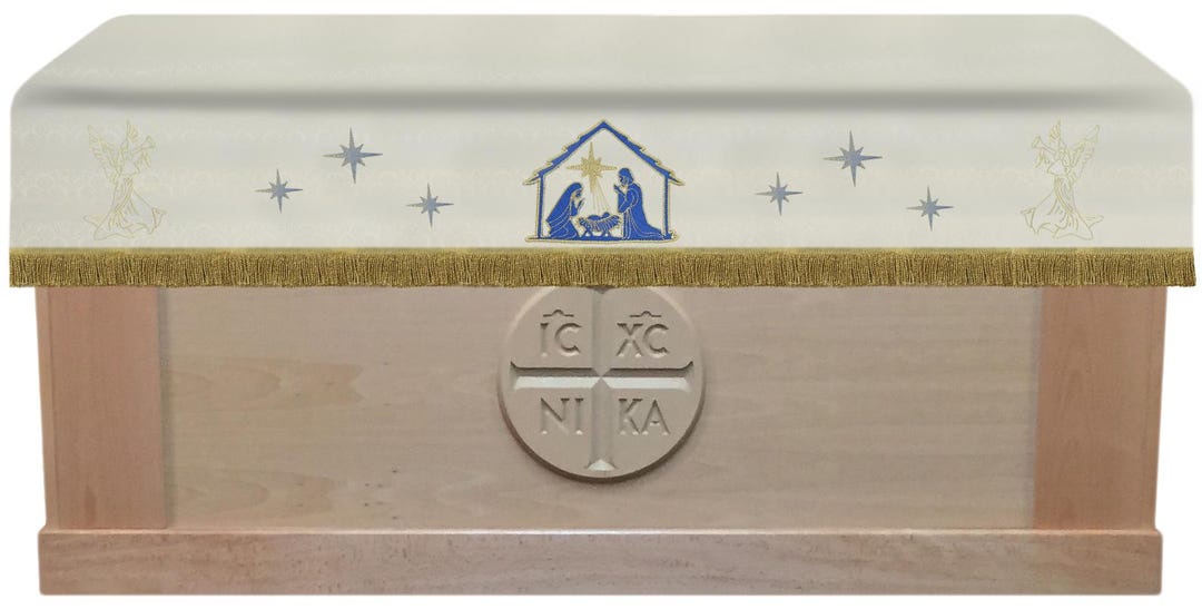 Church Altar Cloth for Christmas "star of Bethlehem" - Etsy