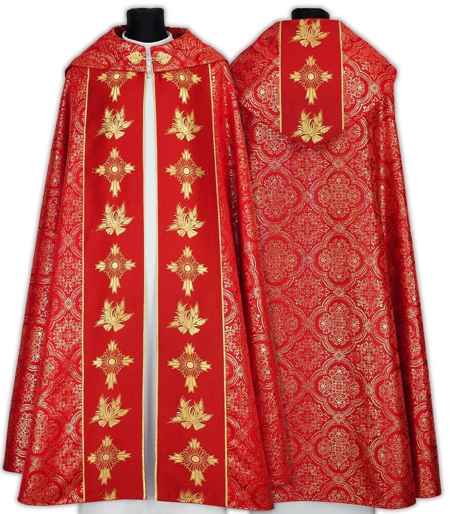 Gothic Cope With Stole Vestment - Etsy