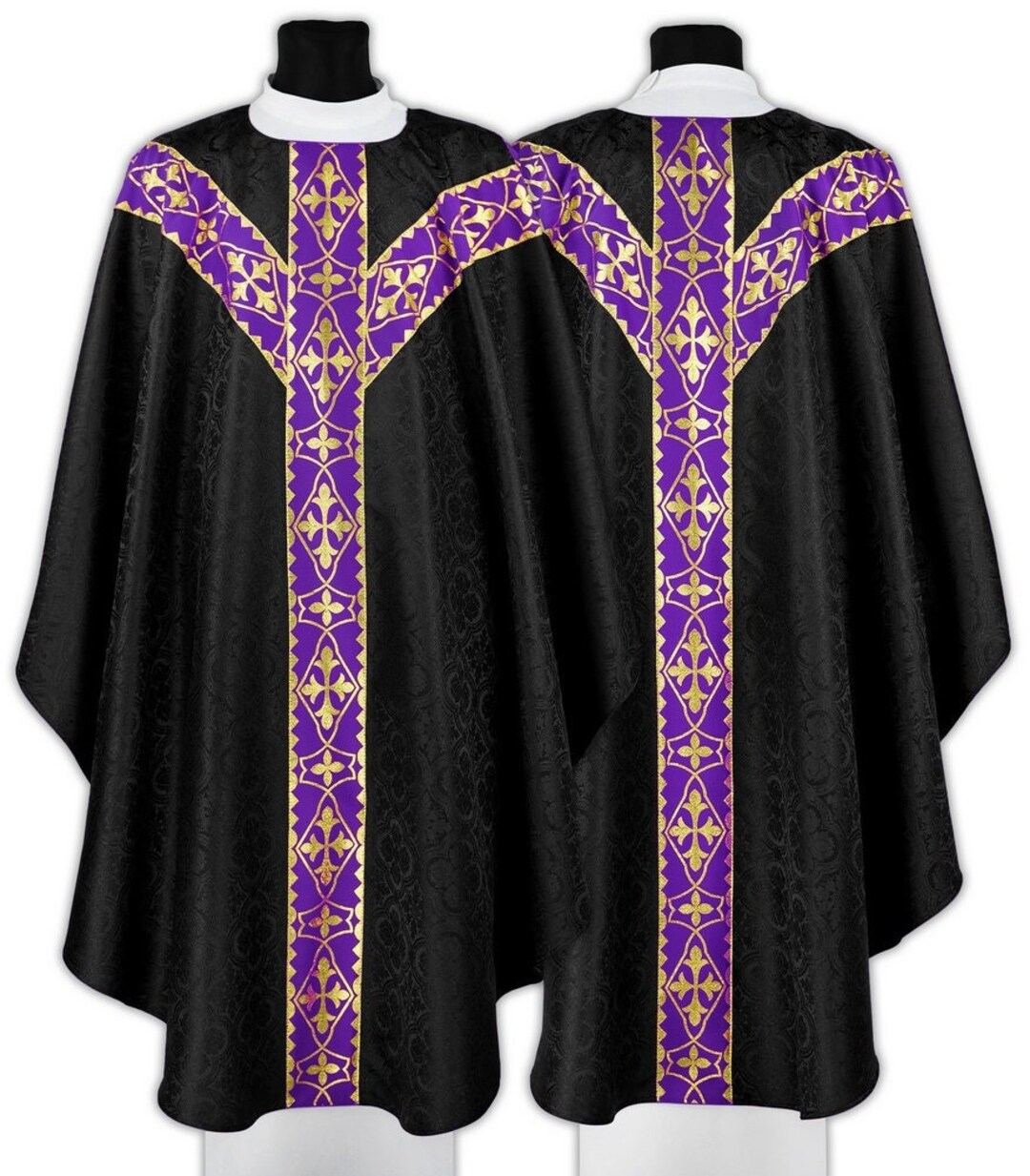 Semi-gothic Chasuble With Stole Vestment GY102 - Etsy