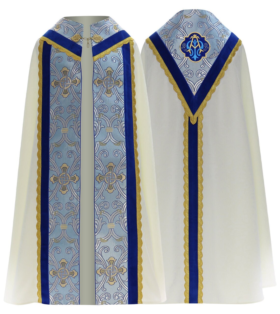 Marian Gothic Cope With Stole Vestment KK075 - Etsy