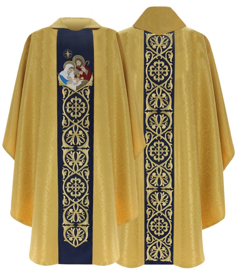 Gothic Chasuble "christmas" With Stole Vestment - Etsy