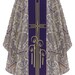 Violet Gothic Chasuble "advent" With Stole Vestment 527 - Etsy