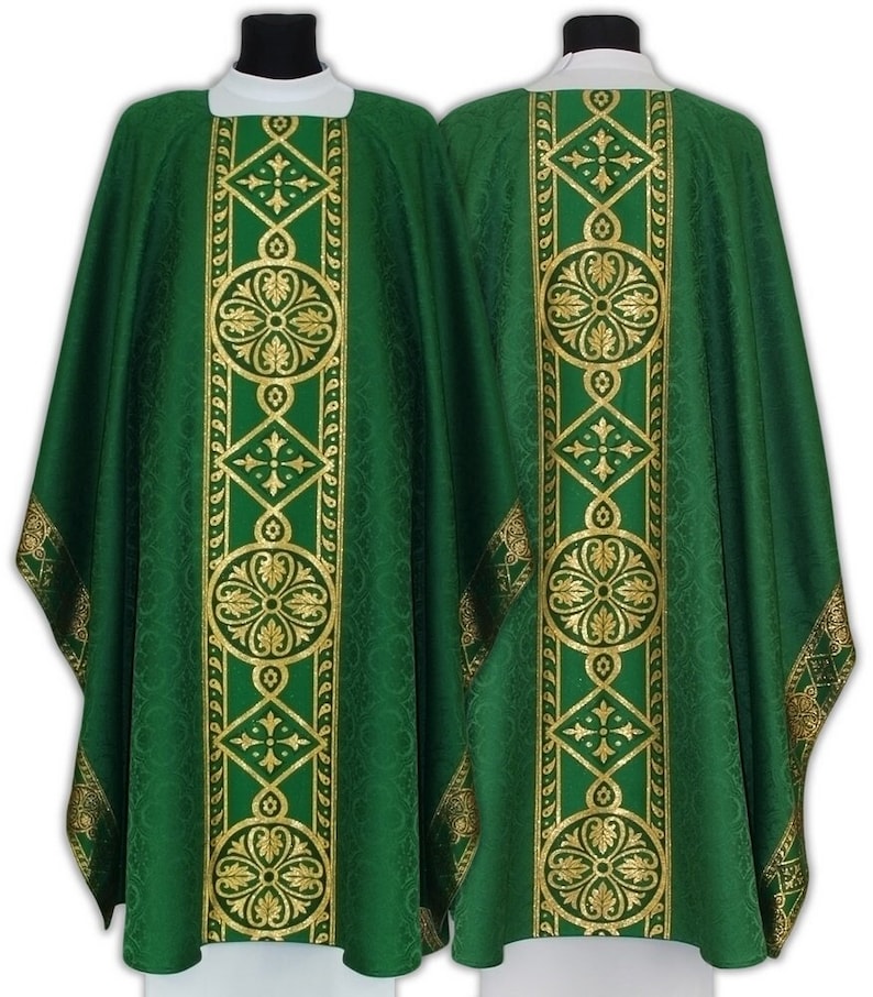 Monastic Chasuble With Stole Vestment MX013 - Etsy
