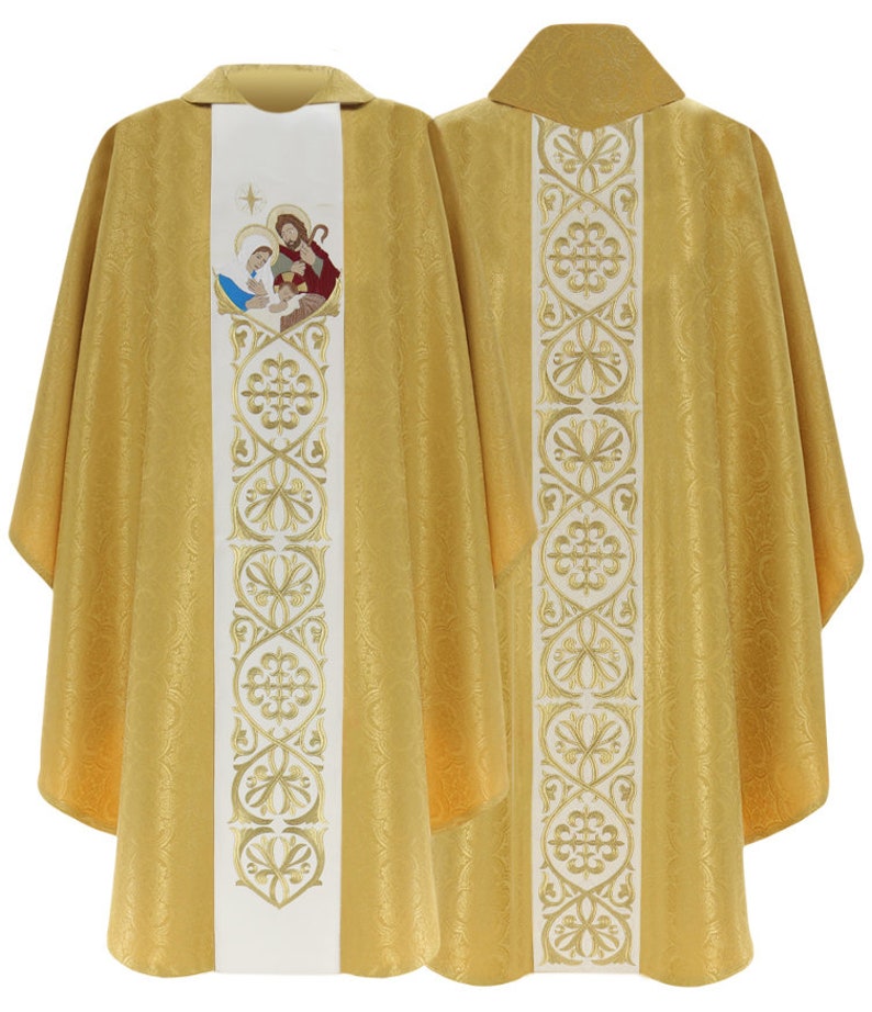 Gothic Chasuble "christmas" With Stole Vestment - Etsy