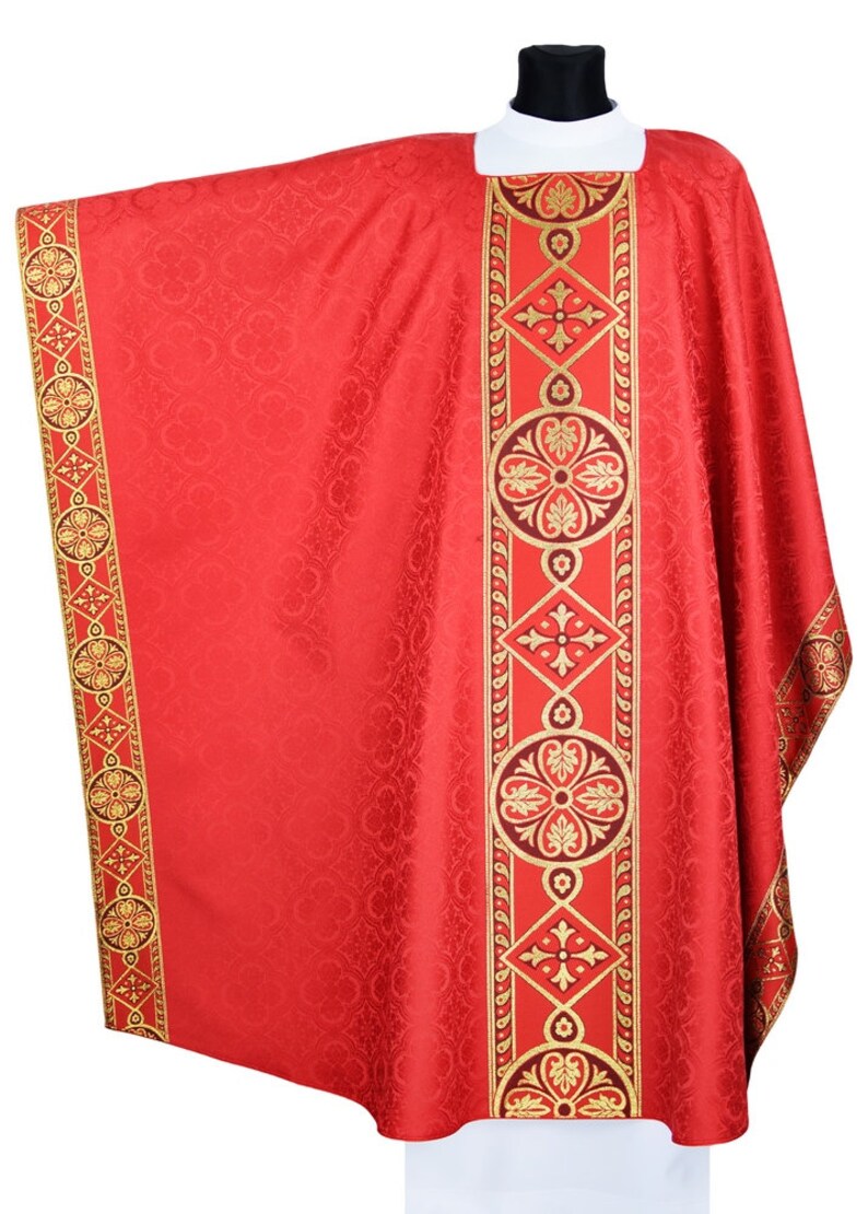 Monastic Chasuble With Stole Vestment MX013 - Etsy