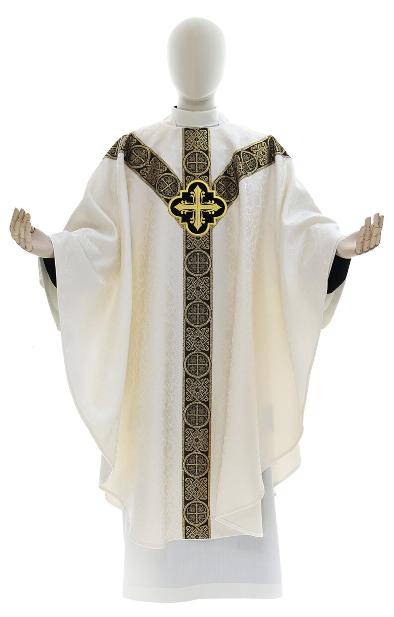Set Semi Gothic Chasuble and Funeral Pall Vestment - Etsy