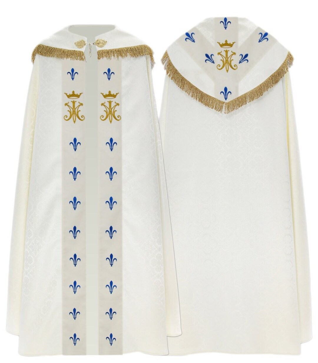 Marian Semi-gothic Cope With Stole Vestment KY659 - Etsy