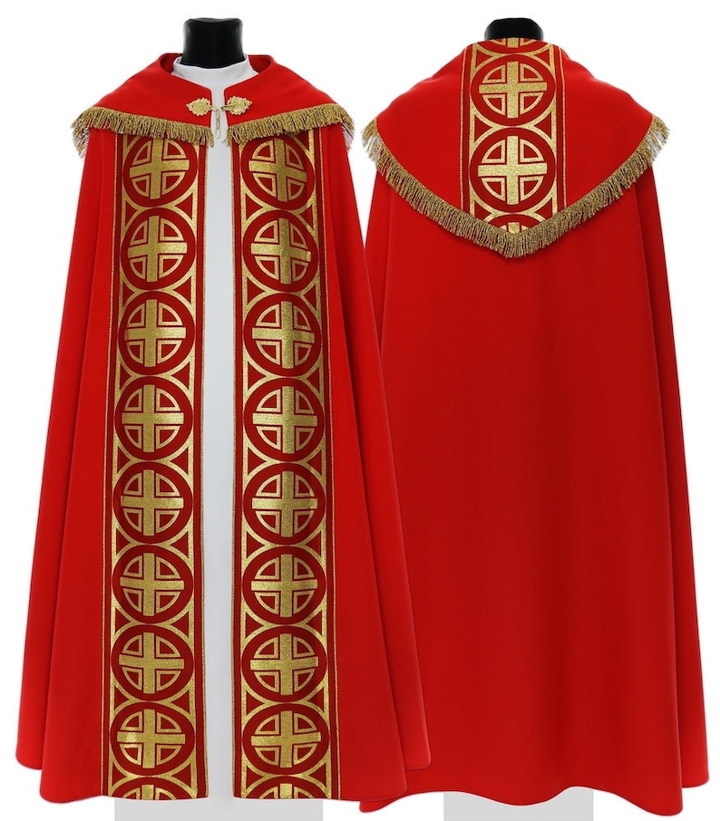 Gothic Cope With Stole Vestment K046 - Etsy