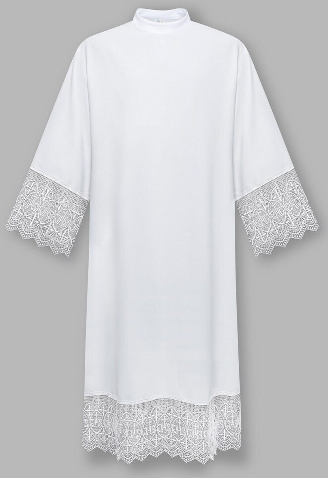Alb With IHS Lace Vestment A11 - Etsy