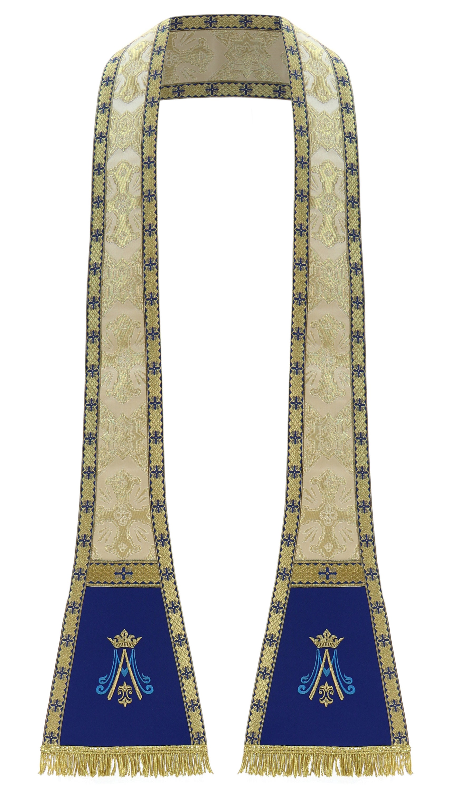 Marian St. Philip Neri Chasuble With Stole, Maniple, Burse and Chalice ...