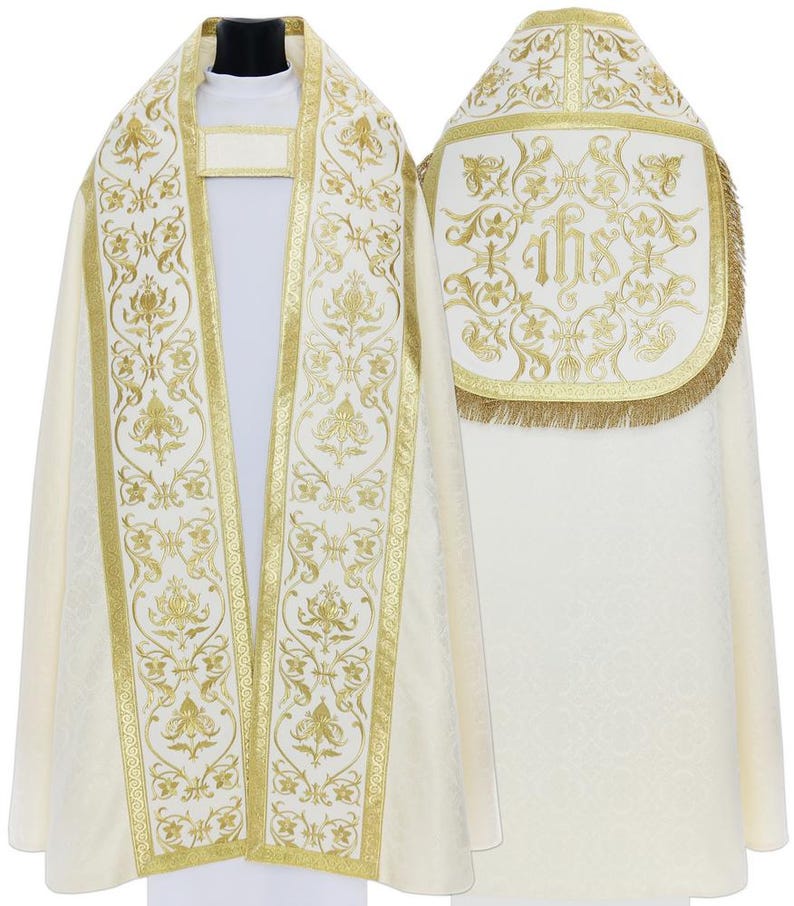 Roman Cope With Stole Vestment Kt674c25h23 - Etsy