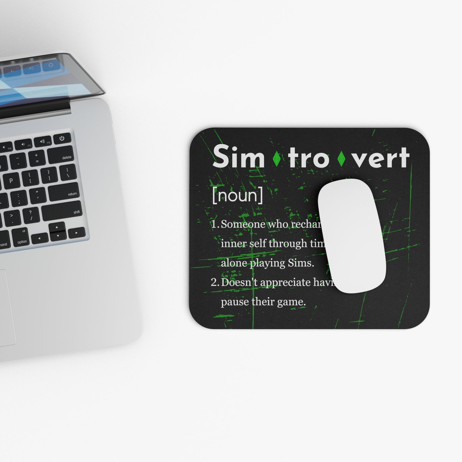 The Sims Mouse Pad | Simtrovert | Sim Accessories | Sim Merch | Sims ...