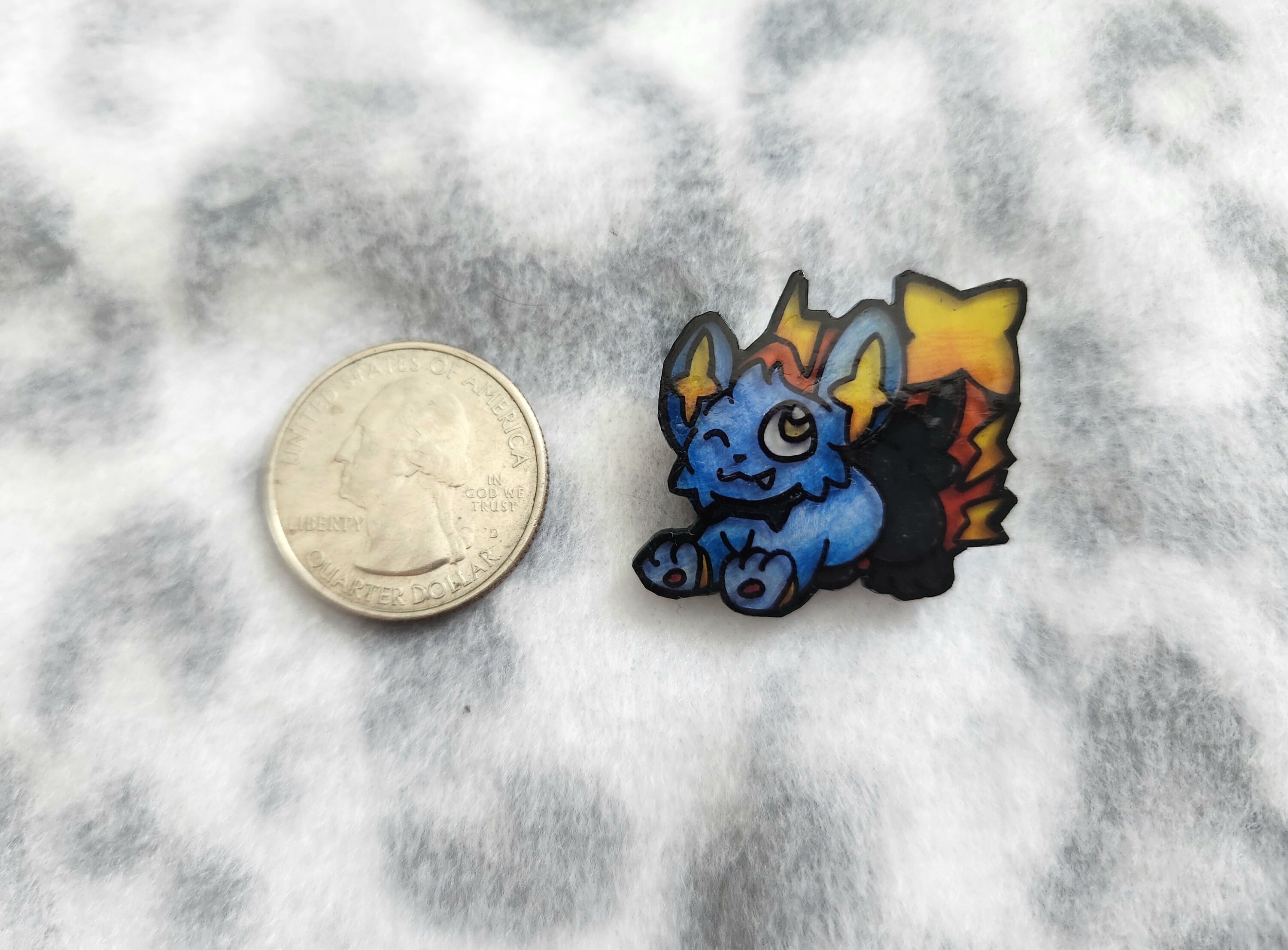 Electric Pokemon Shrink Plastic Pins - Etsy