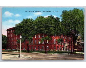 Vintage Postcard, St. Mary's Hospital, Decatur Illinois, Vintage ...