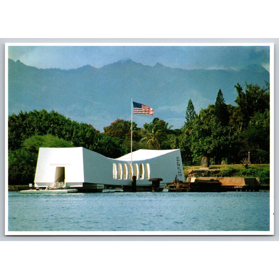 Postcard USS Arizona Memorial Pearl Harbor Hawaii - Etsy