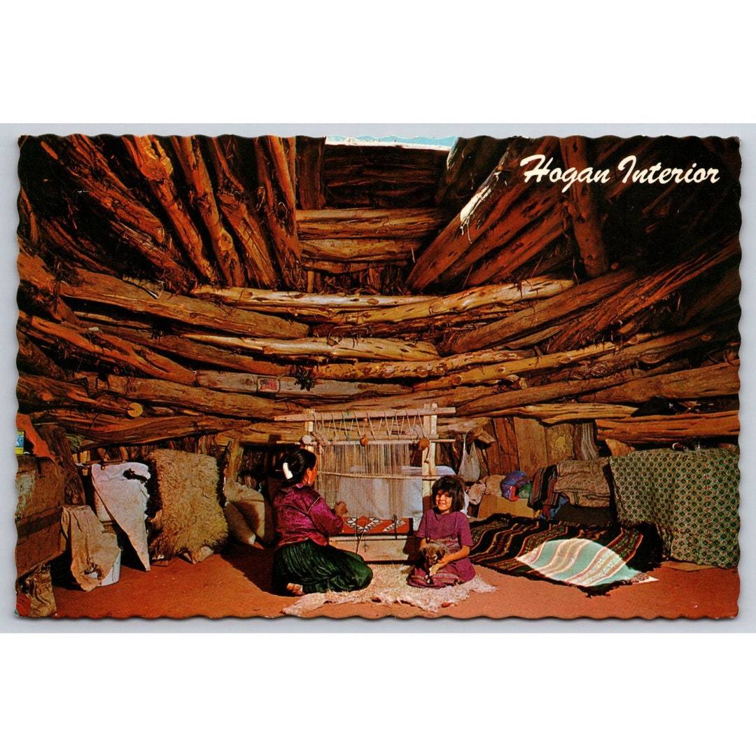 Postcard Vintage Navajo Monument Valley Weave Rug - Etsy