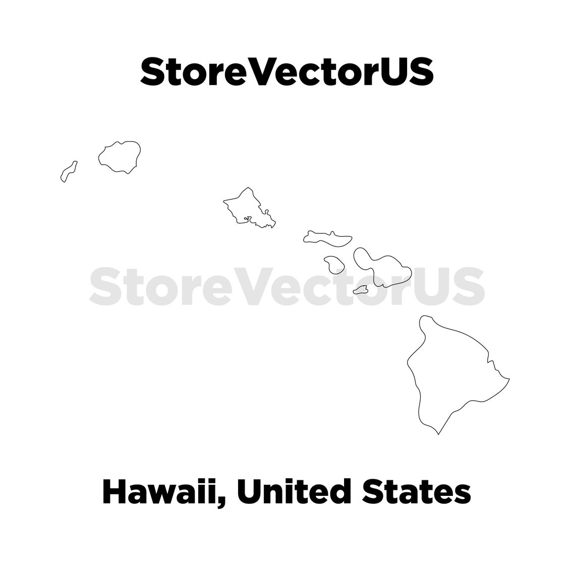 Hawaii | Printable Map of the State of Hawaii | Printable Map of the ...