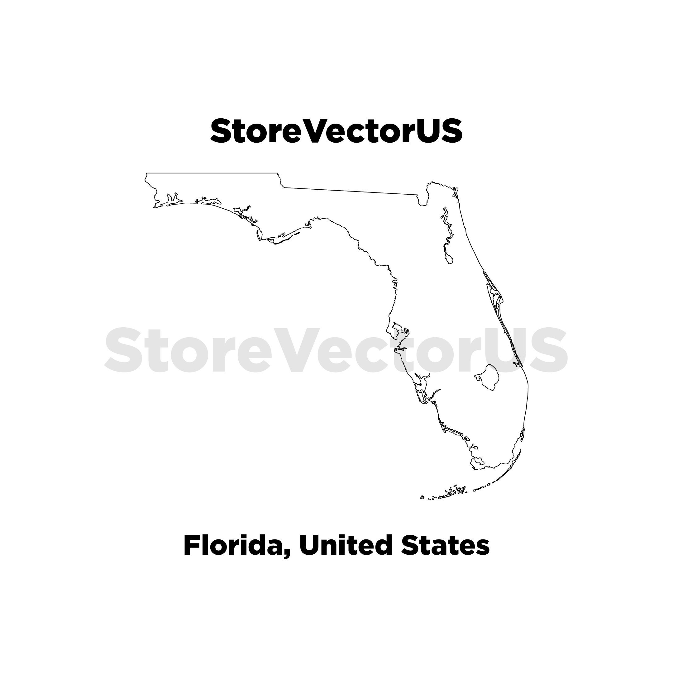 Florida | Printable Map of the State of Florida | Printable Map of the ...