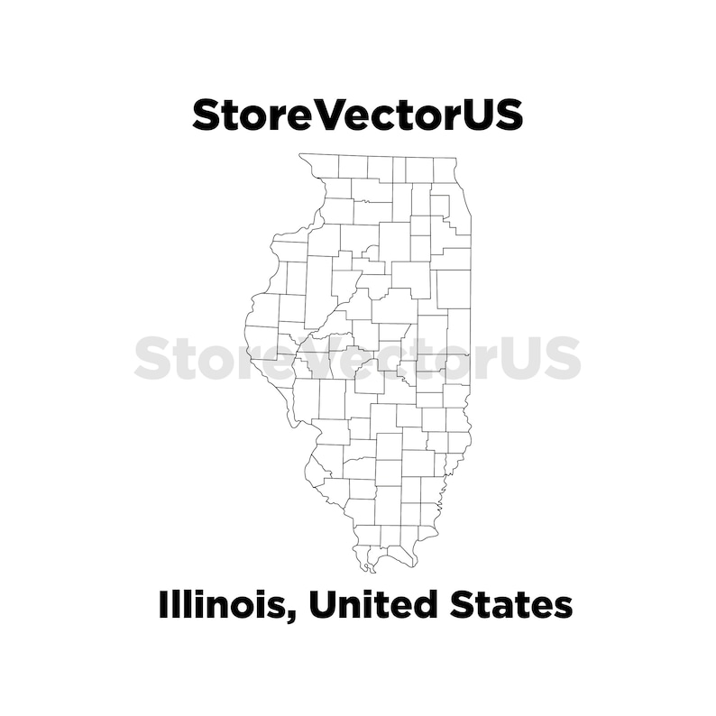 Illinois | Printable Map of the State of Illinois | Printable Map of ...