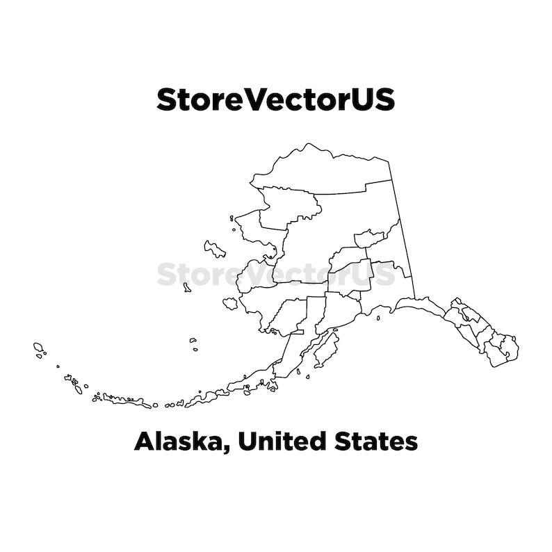 Alaska | Printable Map of the State of Alaska | Printable Map of the ...