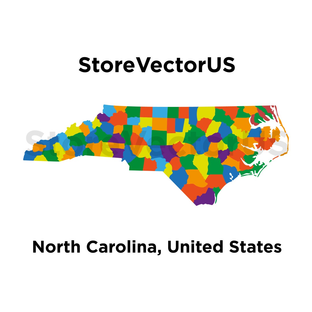 North Carolina | Printable Map of the State of North Carolina ...