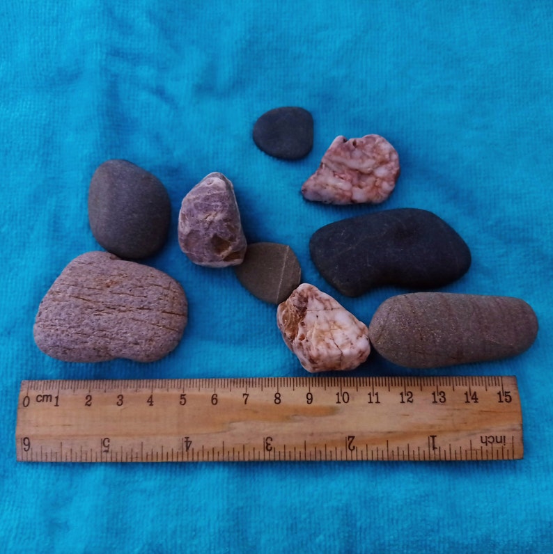 Beach Stones Random Mix (medium/small Size) - Etsy