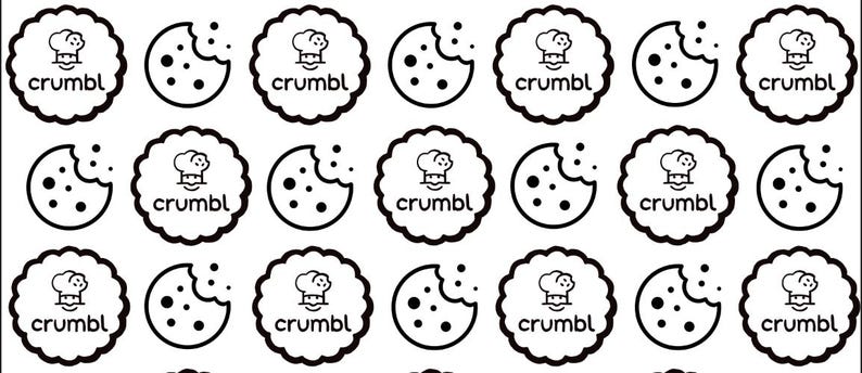 Crumbl Transparent Logo 23" Square - Etsy